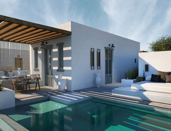 Ios Grand Pool Suites | Holidays In Ios | Mylopotas beach, Cyclades
